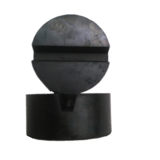 Rubber trolley jack pads Heavy Duty Slot Groove