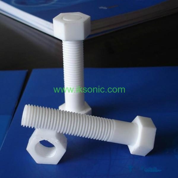 PTFE bolt screw teflon bolt PTFE fastener heat resistant bolt PTFE ...