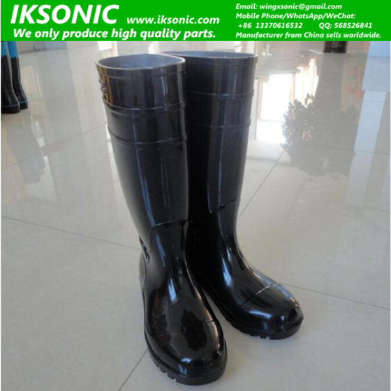 Industrial Steel Toe Rubber Boots Chemical Resistant large sizes