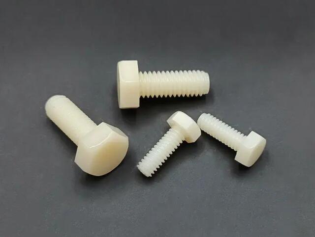 Inch Plastic Hex Bolts Screws Nuts 3/8-16 1/4-20 by IKSONI